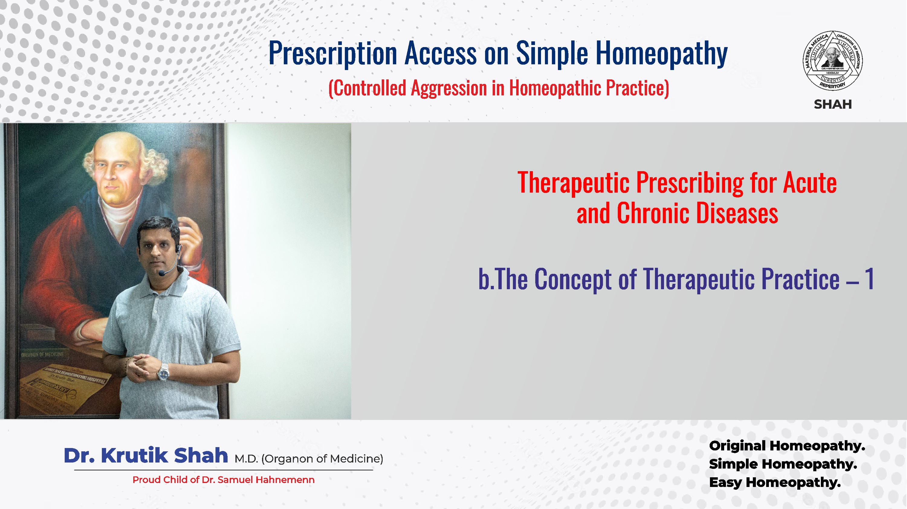 E-Learning @ SHAH | Samuel Hahnemann Academy for Homeopathy